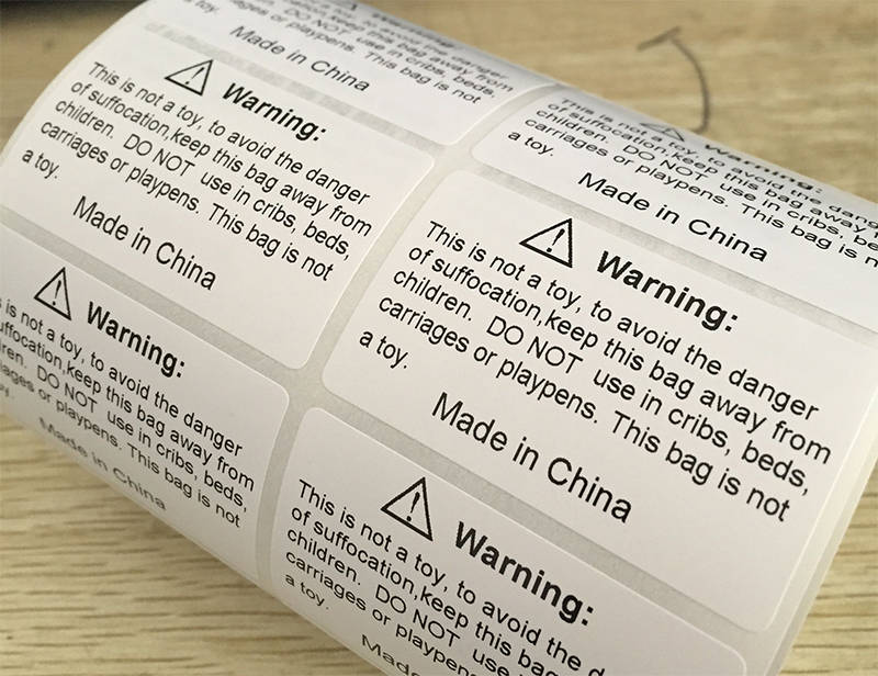 Suffocation Label Amazon China Purchasing Agent